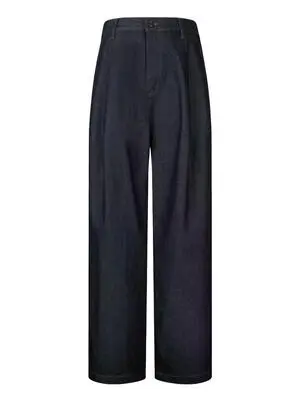 STUDIO TOMBOY Pleated Denim Trousers - Blue
