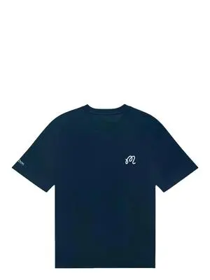 MALBON Logo-embroidered T-shirt - Blue