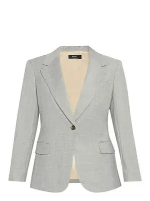Theory Lynnia Wool Blazer - New Light