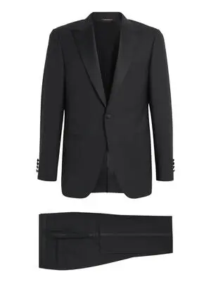 Canali Wool 2-piece Tuxedo - Black
