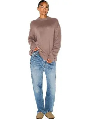 SKIMS Oversized Cashmere Sweater - Umber