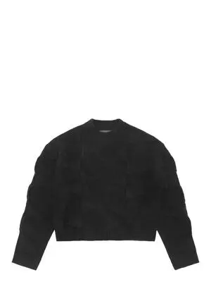 HELIOT EMIL Spiral-knit Sweater - Black