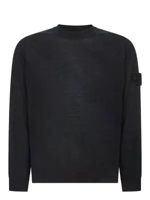 Stone Island Crew-neck Wool Sweater - Blue