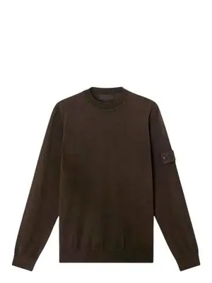 Stone Island Crew-neck Wool Sweater - Brown