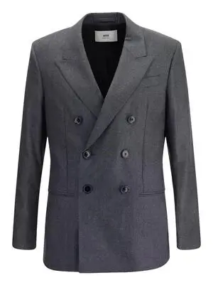 Ami Wool Blazer - Grey