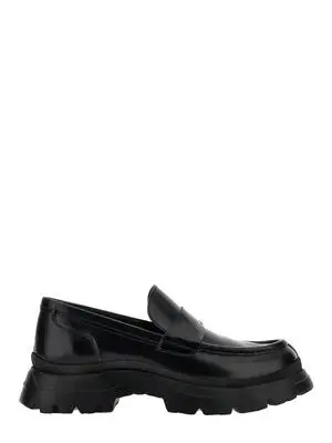 Hogan Round-toe Loafers - Black