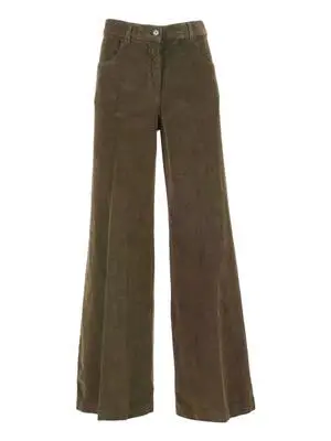 ASPESI Corduroy Wide Leg Trousers