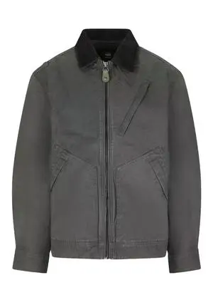 G-star Raw Duty Corduroy-collar Trucker Jacket - Grey