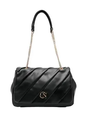CAFÈNOIR Quilted Shoulder Bag - Black
