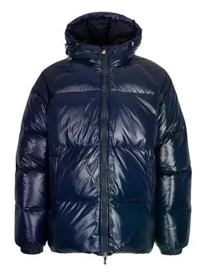 Pyrenex Puffer Coat With Hood - Blue