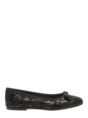 Casadei Liberty Ballerinas - Black