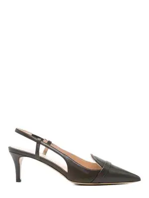 P.a.r.o.s.h Slingback Pointed-toe Pumps - Brown