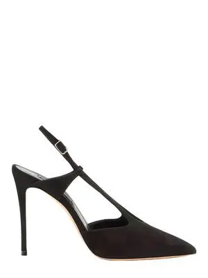 Casadei 100mm Julia Camoscio Pumps - Black