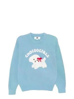 CHOCOOLATE Logo-Printed Crewneck Sweatshirt