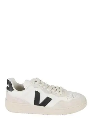 VEJA V-90 Panelled Sneakers - White