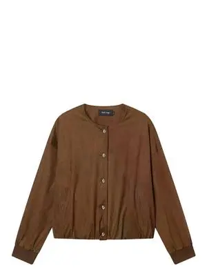TOUT A COUP Button-detailed Jacket - Brown