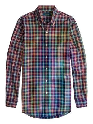 Polo Ralph Lauren Long Sleeve Plaid Shirt - Red