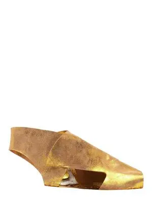 Officine Creative Itaca Zip Sandals - Gold