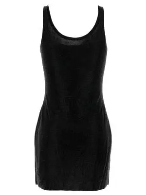 Alexander Wang Embellished Jersey Mini Dress - Black