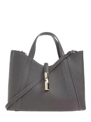Furla Panelled Clasp Tote Bag - Grey