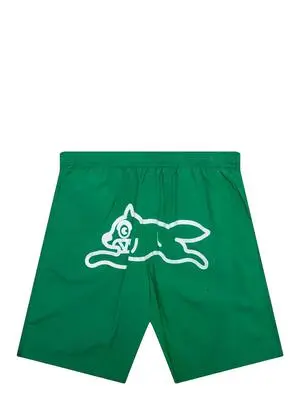 ICECREAM Dog-Print Shorts Green