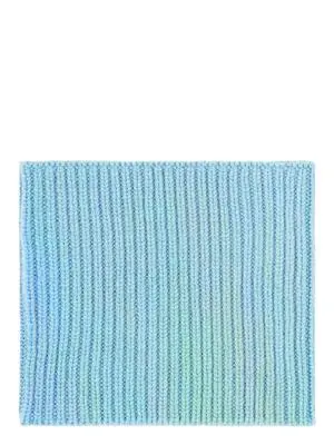 Eric Bompard Cashmere Ribbed Snood - Blue