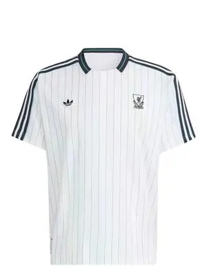 Adidas Striped Logo T-shirt - White