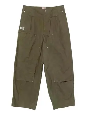 Kenzo Quilted Panel Trousers - Green