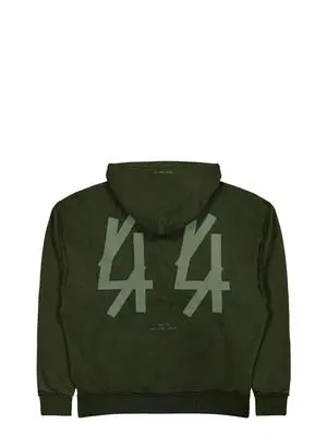 44 LABEL GROUP Logo-print Hoodie - Green