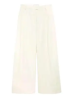 LITKOVSKA High-rise Wide-leg Trousers - Neutrals