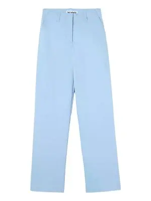 Sunnei Logo-tag Trousers - Blue