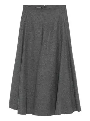 SUSANNE BOMMER A-line Midi Skirt - Grey