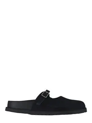 BIRKENSTOCK Berlin Maria Suede Mules - Black