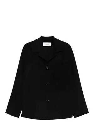 LARDINI Single-breasted Coat - Black