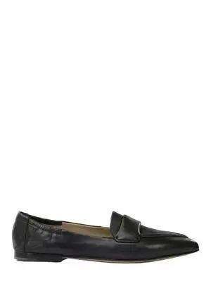 POMME D´OR Pointed Leather Loafers - Black