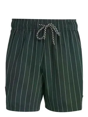 Adidas Striped Shorts - Green