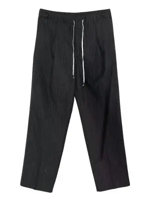 MAISON MARGIELA Pinstriped Trousers - Grey