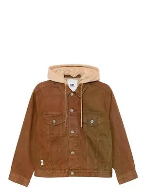 CHOCOOLATE Logo-patched Denim Jacket - Brown