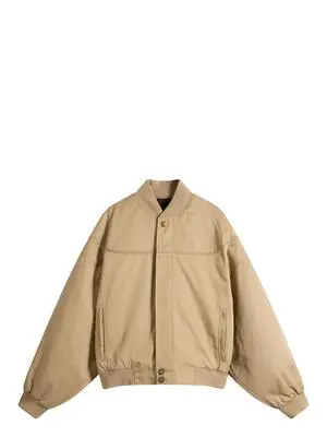 WILLY CHAVARRIA Gas Station Bomber Jacket Travertine