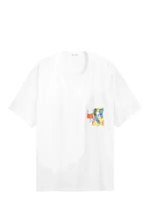 BODE Portrait Pocket T-shirt - White