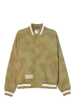 AAPE BY *A BATHING APE® Logo-embroidered Bomber Jacket - Green