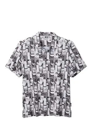 Tommy Bahama Bahama Coast Tropical Tonic Cocktail Print Islandzone® Polo - Dark Shade