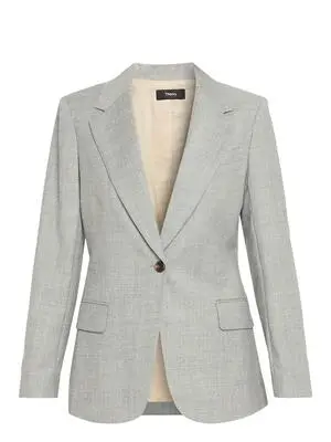 Theory Lynnia Wool Blazer - New Light