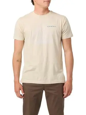 O'Neill Stacked Cotton Graphic T-shirt - Light Khaki