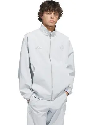 Adidas Mahomes Too Cold Woven Zne Track Top - Clear Grey