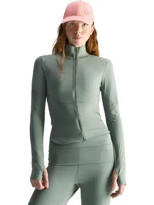 Adidas By Stella Mccartney Training Midlayer - Stone Green