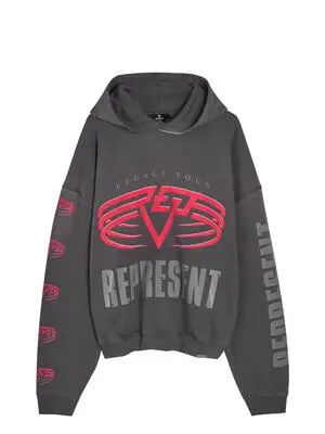 REPRESENT Living Legacy Tour Printed Cotton Sweatshirt - Grey
