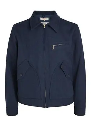 Nudie Jeans Blake Wool-blend Jacket - Navy
