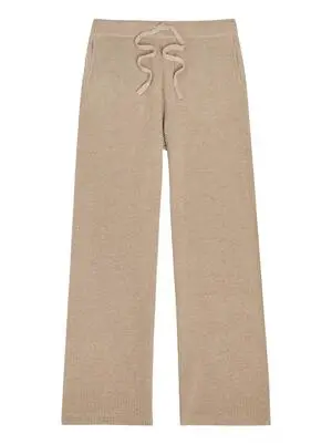 Paige Willits Wool-blend Trousers - Beige