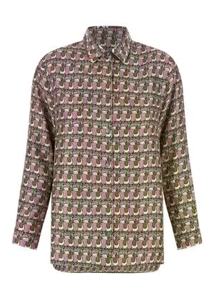 Max Mara Geometric Print Shirt - Pink